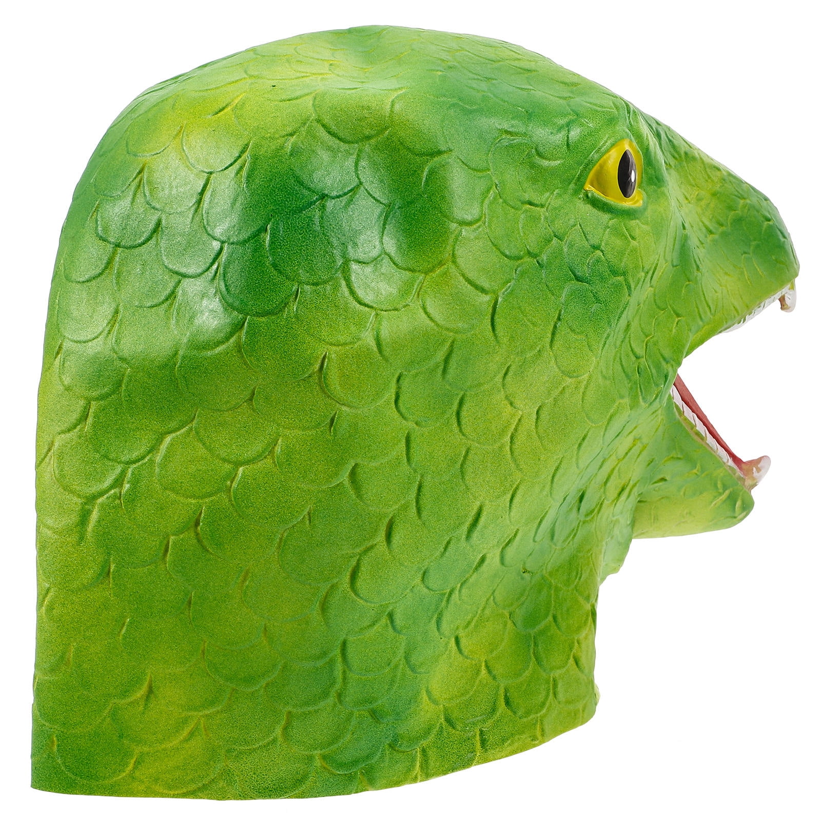 DECOMELODY Green Realistic Snake Head Made of for Decor and Party ...