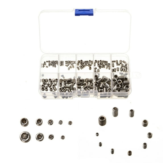 DECOMELODY Hexagon Socket Head Screws 200Pcs Metric Screw Assortment ...