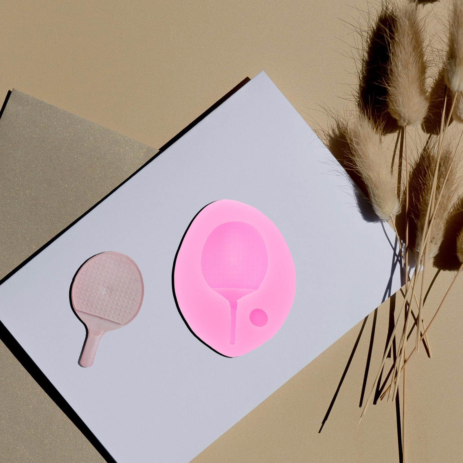 DECOMELODY Sport Sillicone Molds 1Pcs With Table Tennis Racket And Ball ...