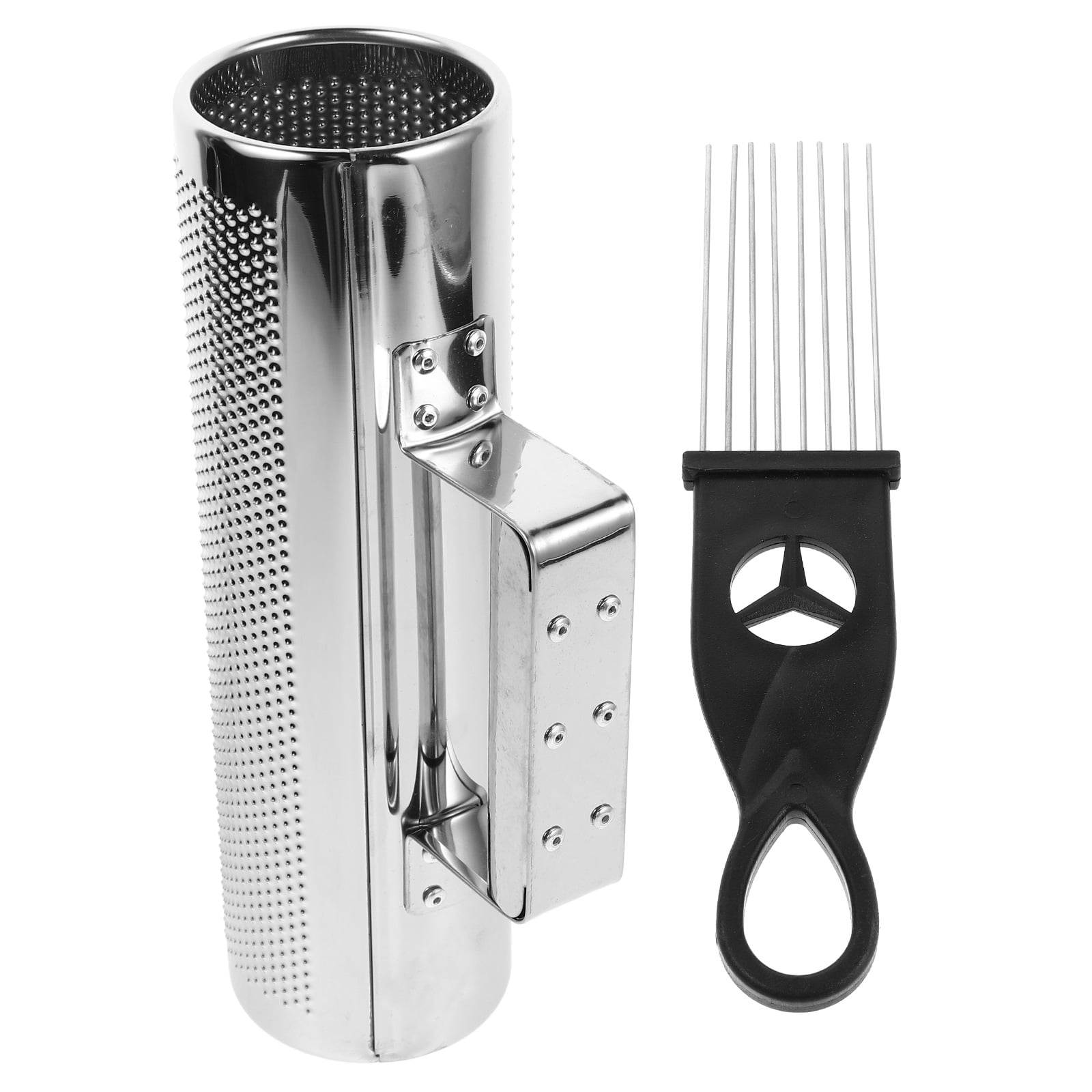 DECOMELODY Steel Percussion Guiro With Scraper 1 Set Cylindrical Design ...