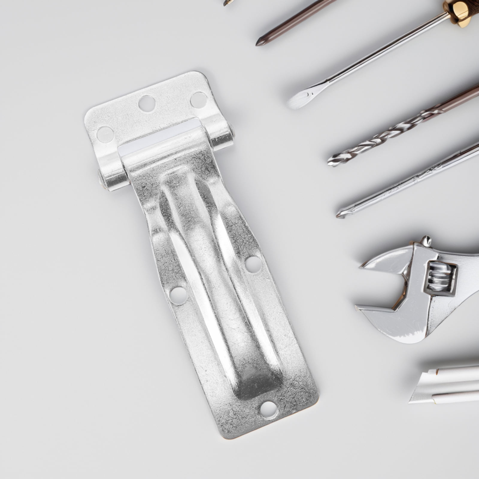 DECOMELODY Truck Owners 1Set Rectangular Hinge Dump Trailer Hinges ...