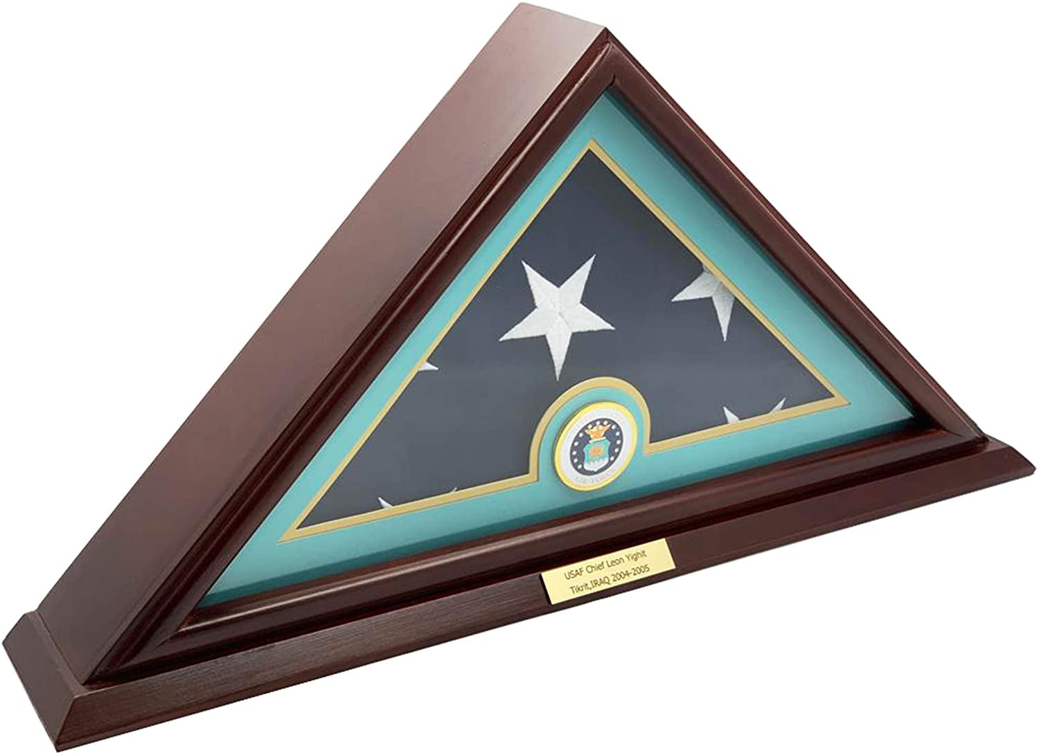 DECOMIL 5x9 Flag Display Case for American Veteran Burial Flag - Solid ...