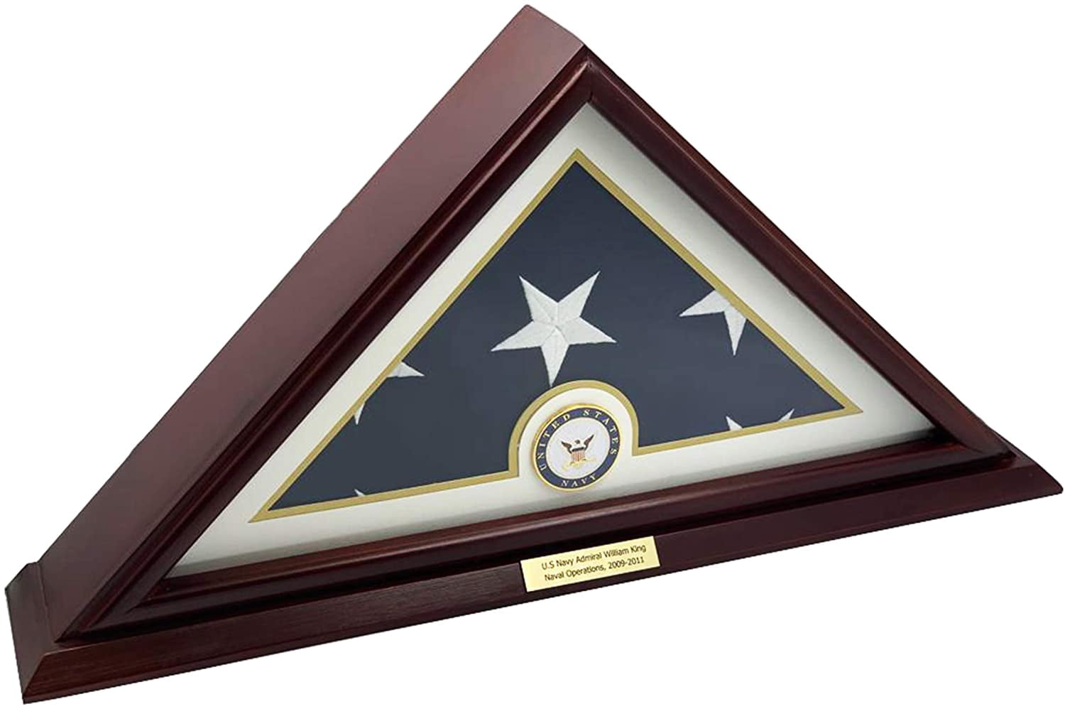 DECOMIL 5x9 Flag Display Case for American Veteran Burial Flag - Solid ...