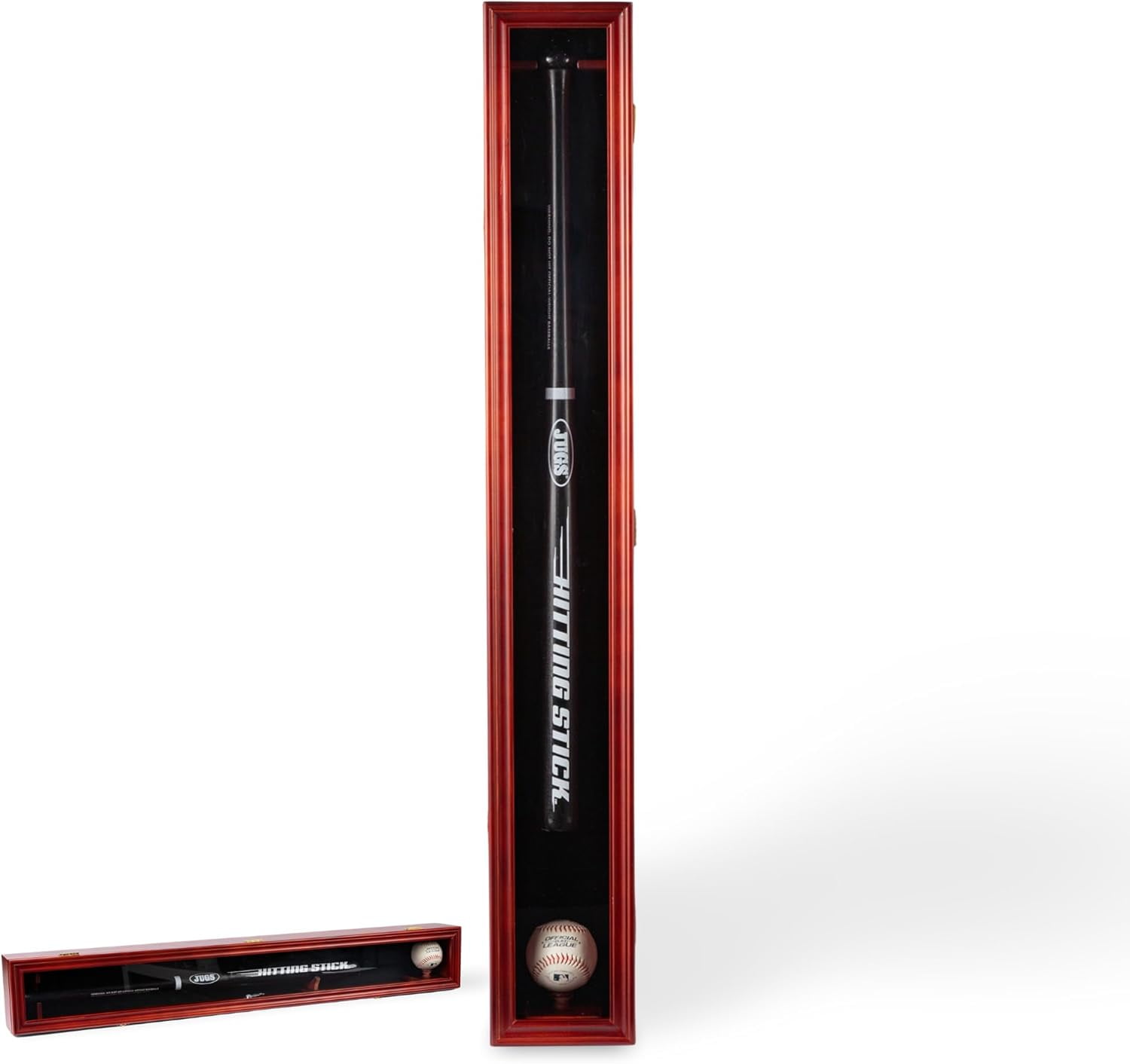 DECOMIL - Baseball Bat Display Case, Baseball Bat Rack, Cabinet Holder ...