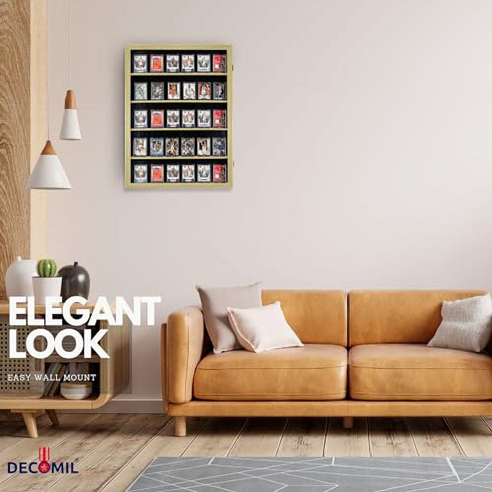 DECOMIL Graded Sports Card Display Case, Trading Baseball Card Display ...