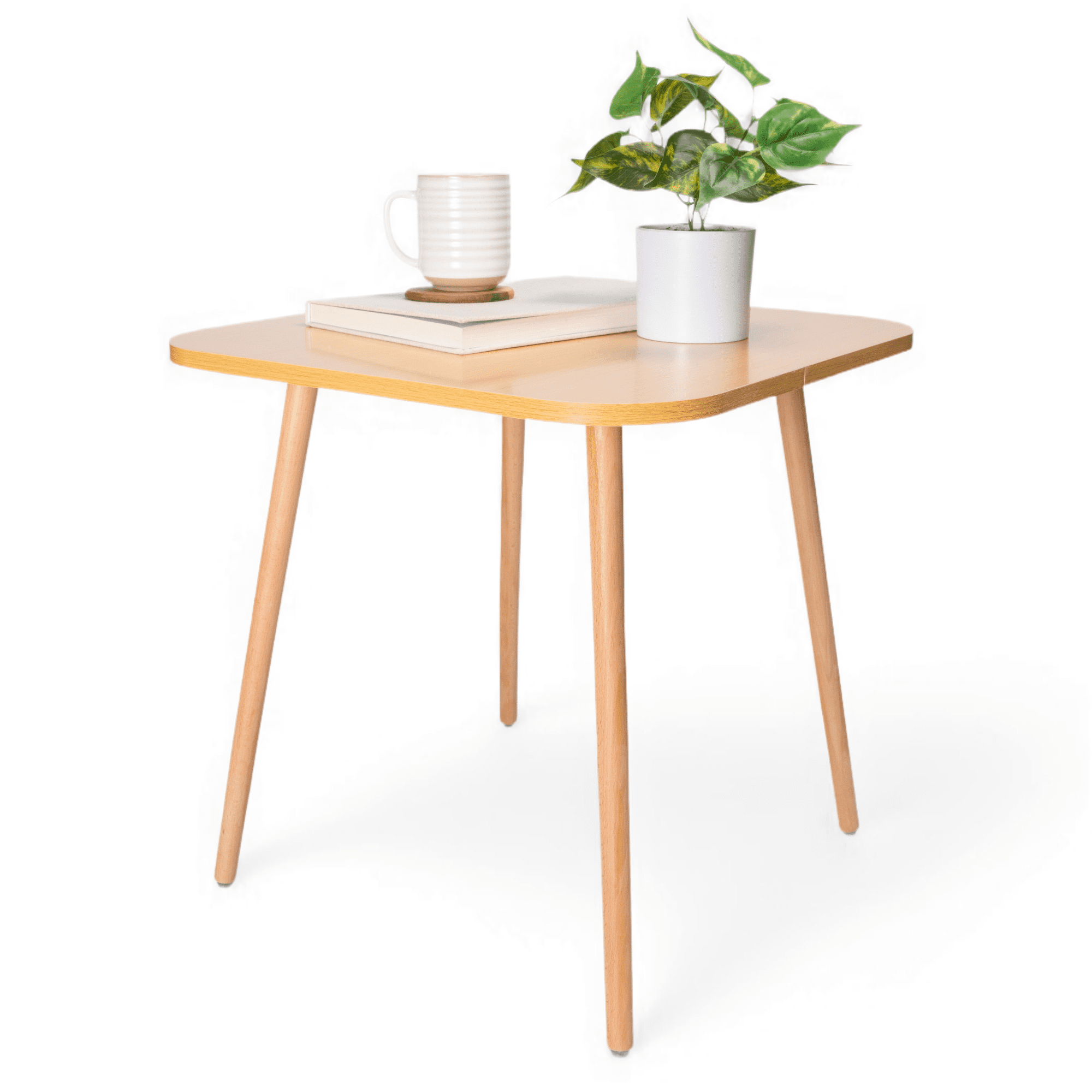 DECOMIL - Modern Square Side Table, End Table for Small Places, Living ...