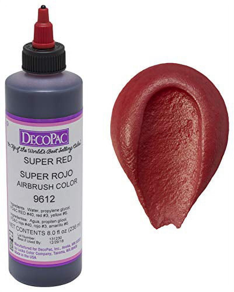 DECOPAC Premium Airbrush Color, Super Red, 8 oz. - Walmart.com