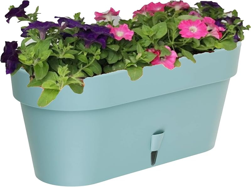 DECOPOTS - Pack of 3 - Self Watering Planter - Height 6.9 inches ...
