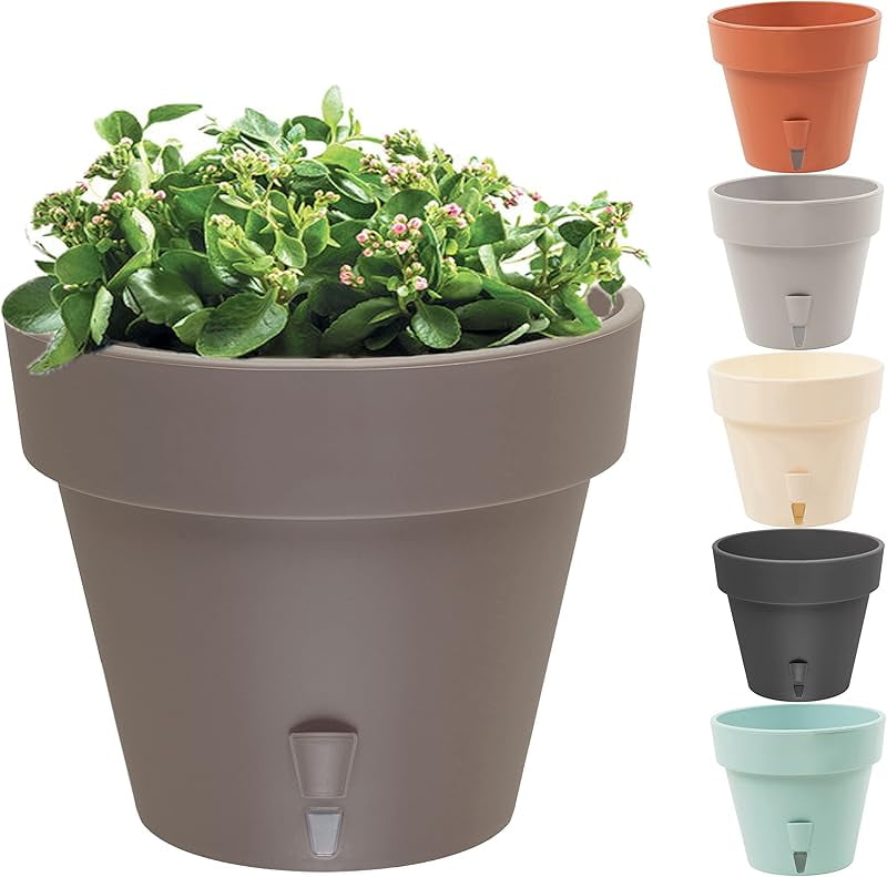 DECOPOTS - Pack of 3 - Self Watering Window Box Planter - Indoor ...