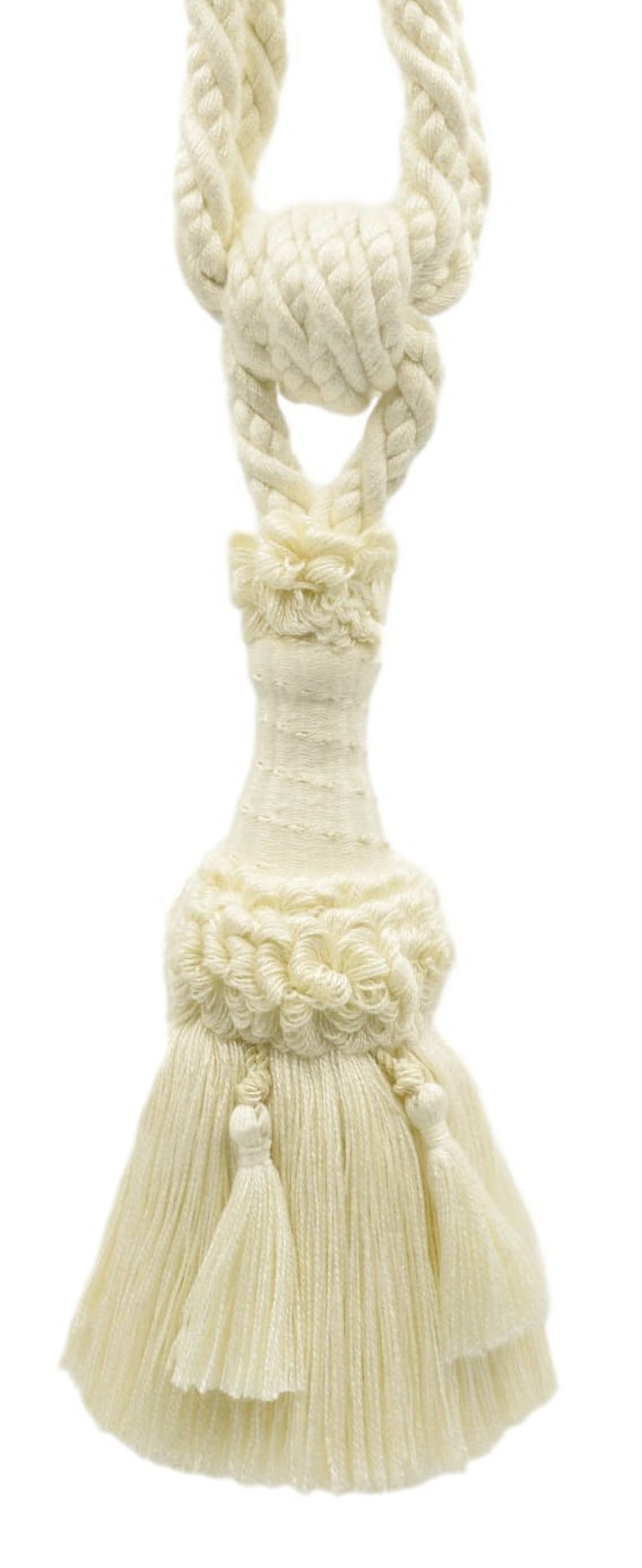 DECOPRO Beautifully Handcrafted Curtain & Drapery Tassel Tieback with ...
