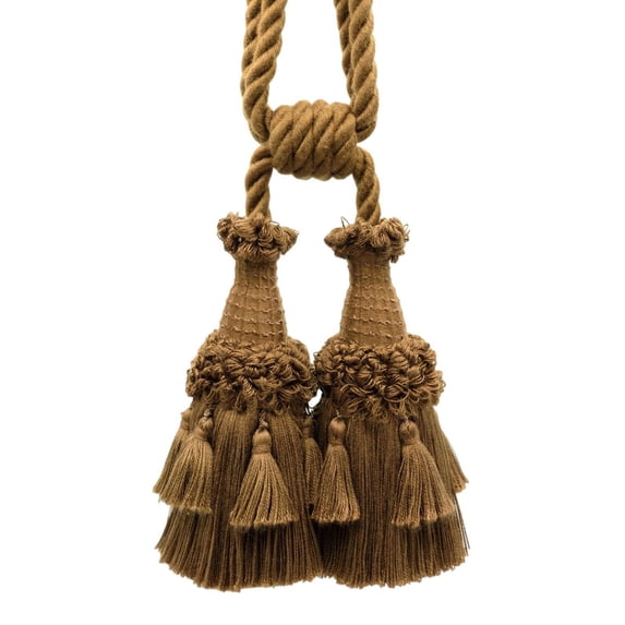 DECOPRO Beautifully Handcrafted Curtain & Drapery Tassel Tieback with ...