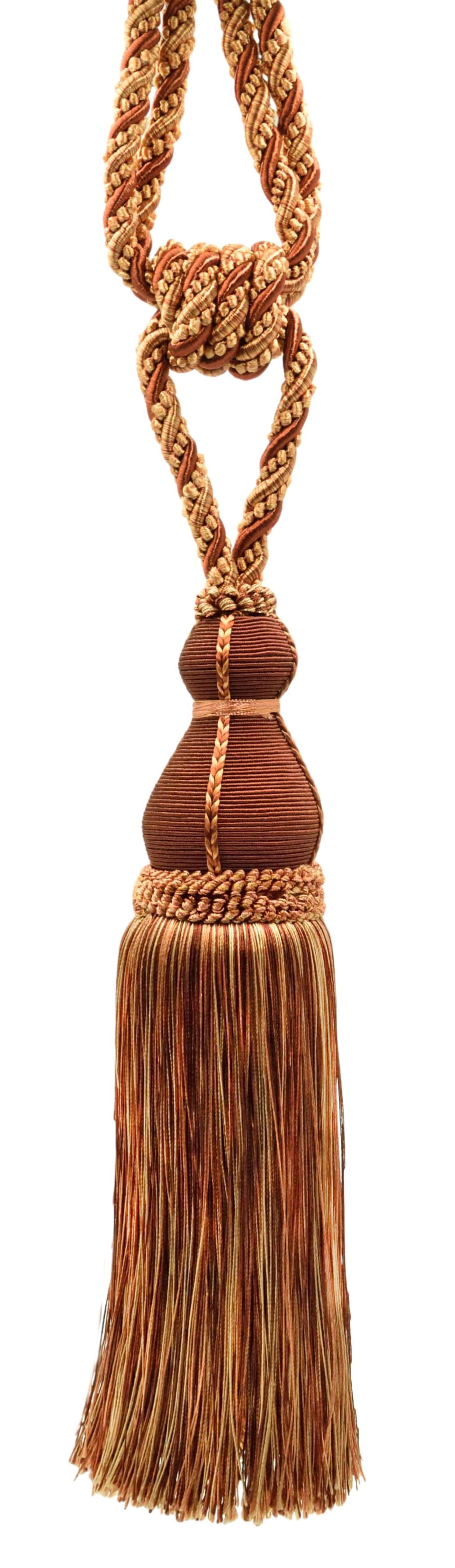 DECOPRO Elegant Large Tassel Tieback for Curtains & Draperies, Tassel ...