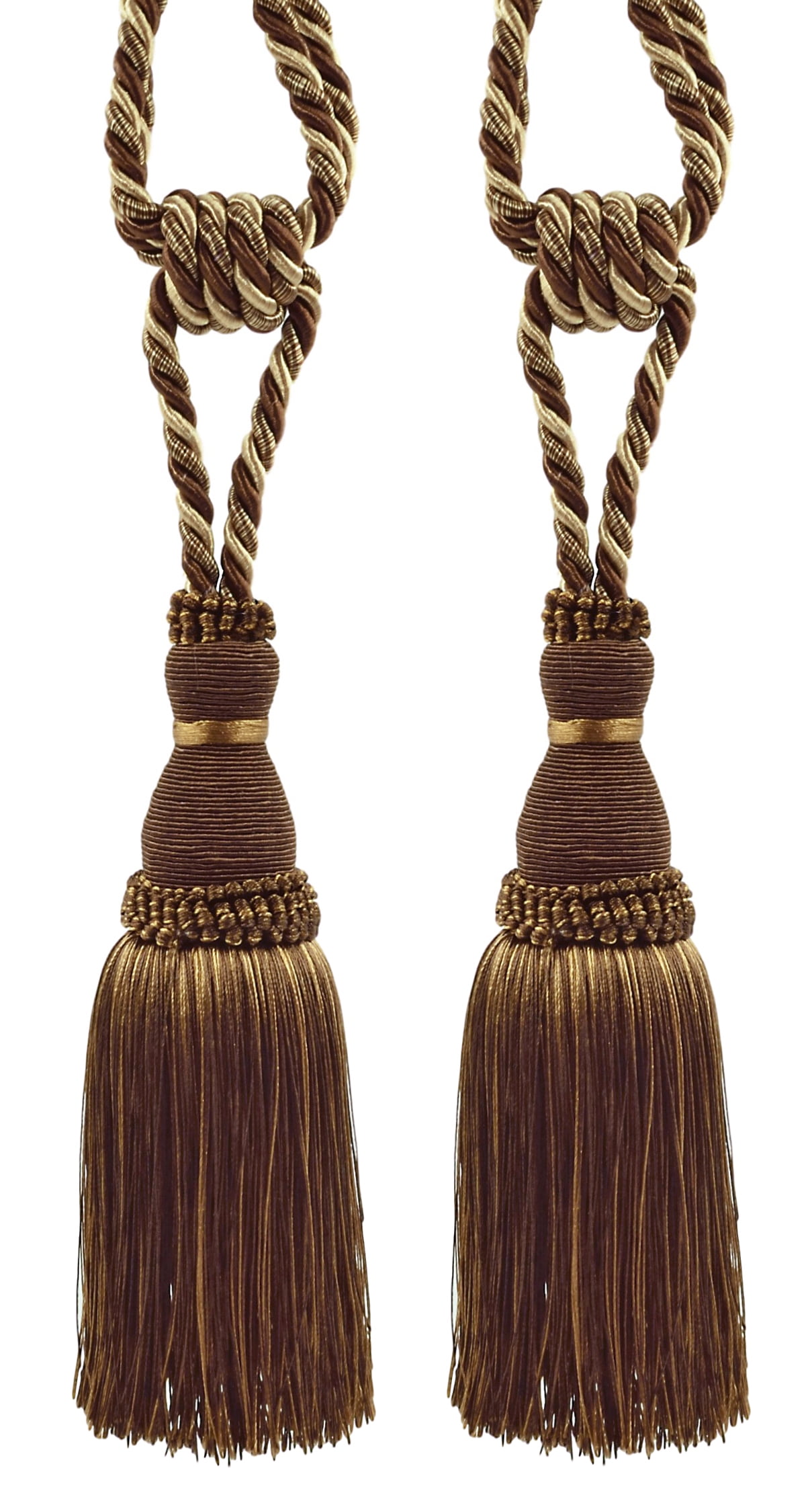 DECOPRO Noblesse Collection Elegant Curtain & Drapery Tassel Tieback ...