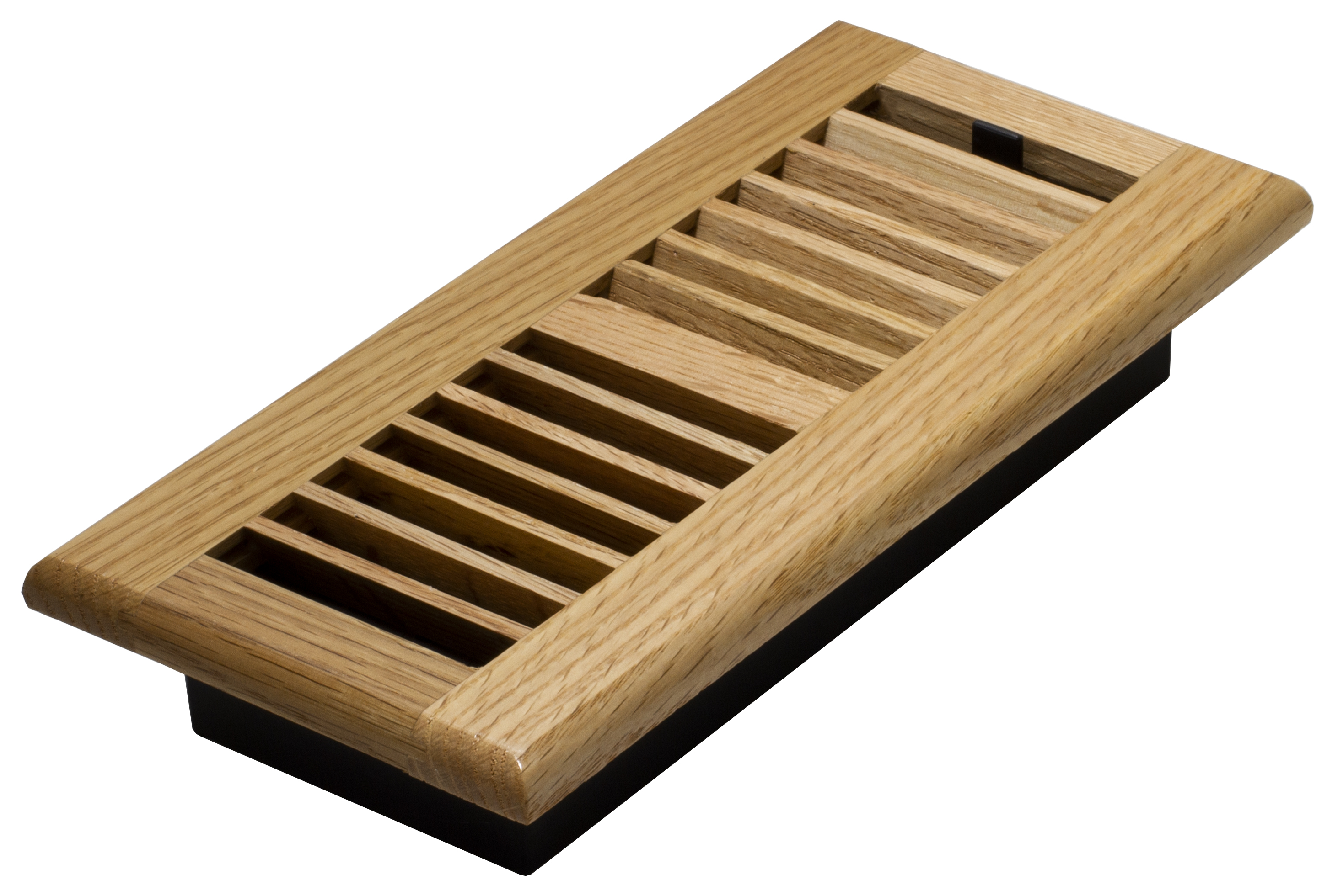 DECOR GRATES WL410-N 4x10 Louvered Solid Oak Natural - Walmart.com