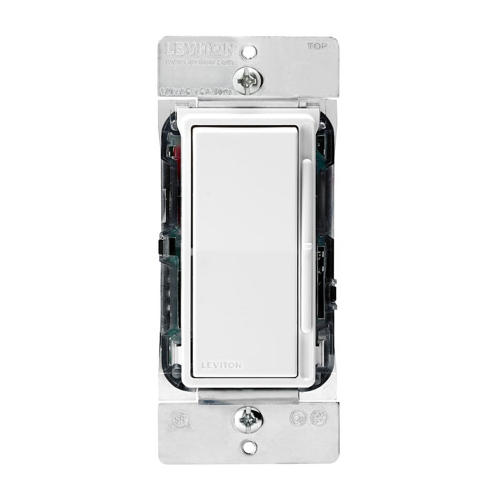 Leviton Decora Rocker Slide Dimmer, Single Pole Inline Light Switch ...