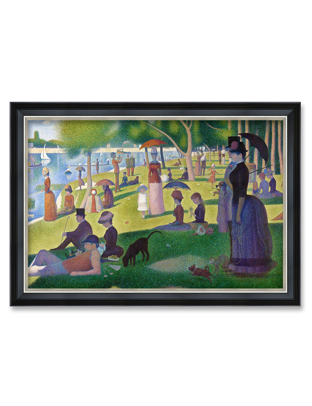 DECORARTS - A Sunday on La Grande Jatte by Georges Seurat. Oil Painting ...