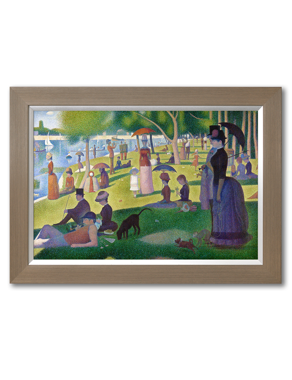 DECORARTS - A Sunday on La Grande Jatte by Georges Seurat. Oil Painting ...