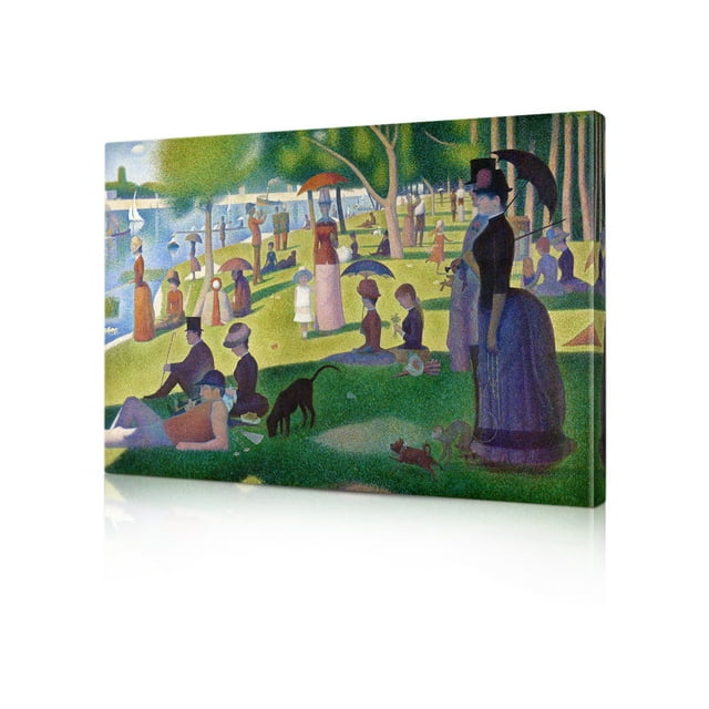 DECORARTS - A Sunday on La Grande Jatte by Georges Seurat. Oil Painting ...