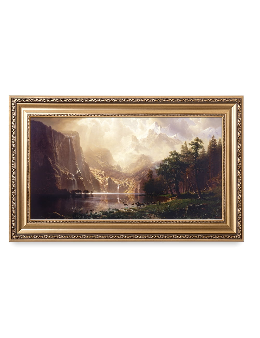 DECORARTS - Among the Sierra Nevada, California - Albert Bierstadt. Art ...