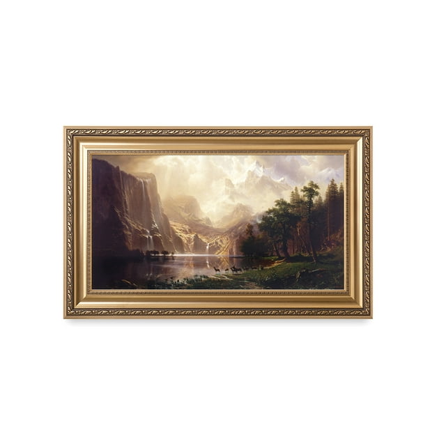 DECORARTS - Among the Sierra Nevada, California - Albert Bierstadt. Art ...