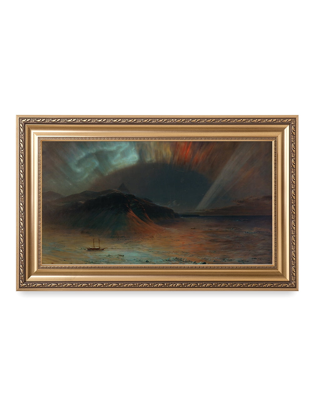 DECORARTS - Aurora Borealis by Frederic Edwin Church, Giclee Print on ...