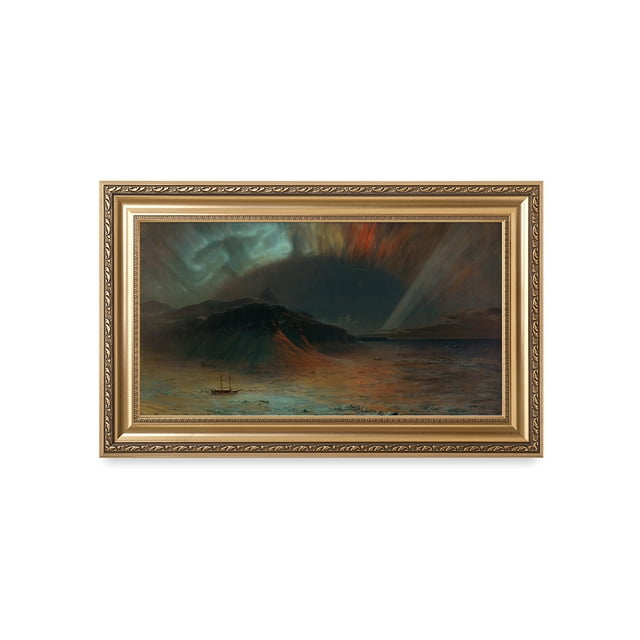 DECORARTS - Aurora Borealis by Frederic Edwin Church, Giclee Print on ...