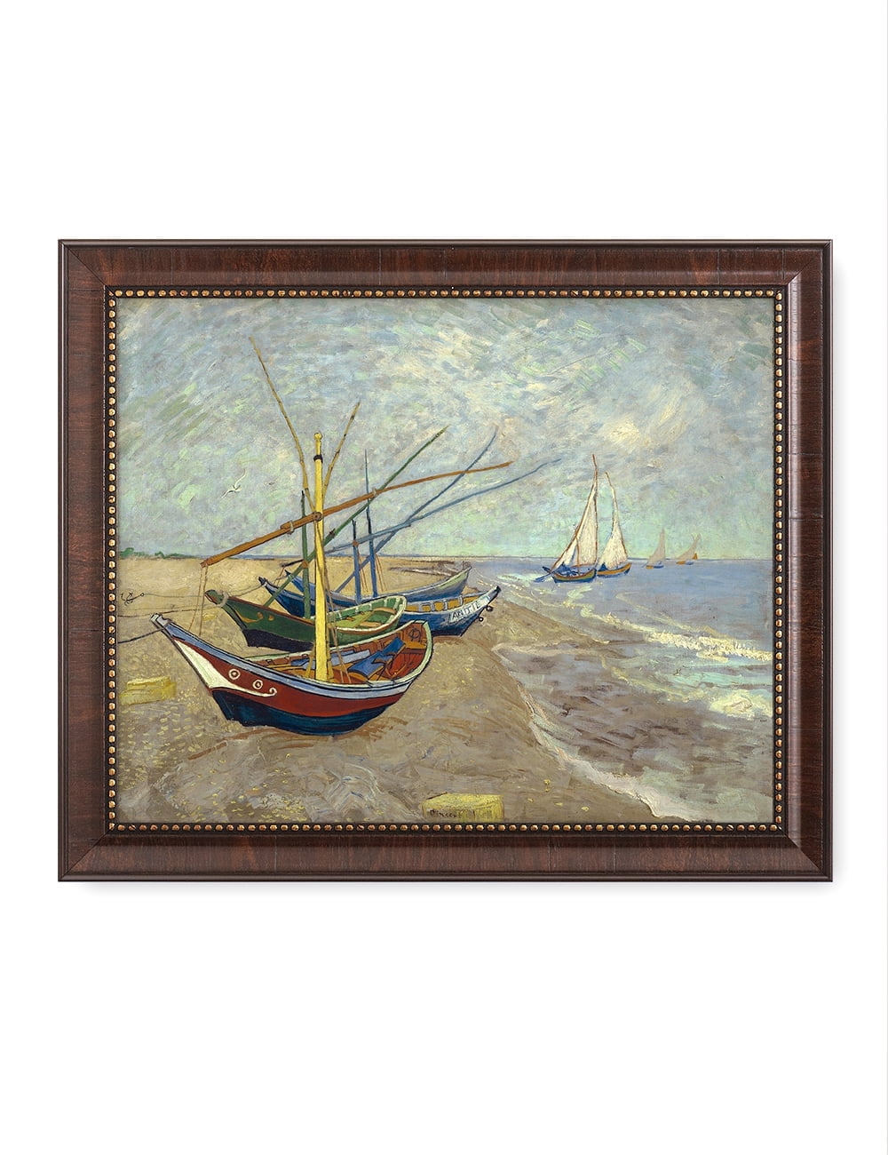 DECORARTS - Boats At Saintes Maire - Vincent Van Gogh Giclee Prints w ...