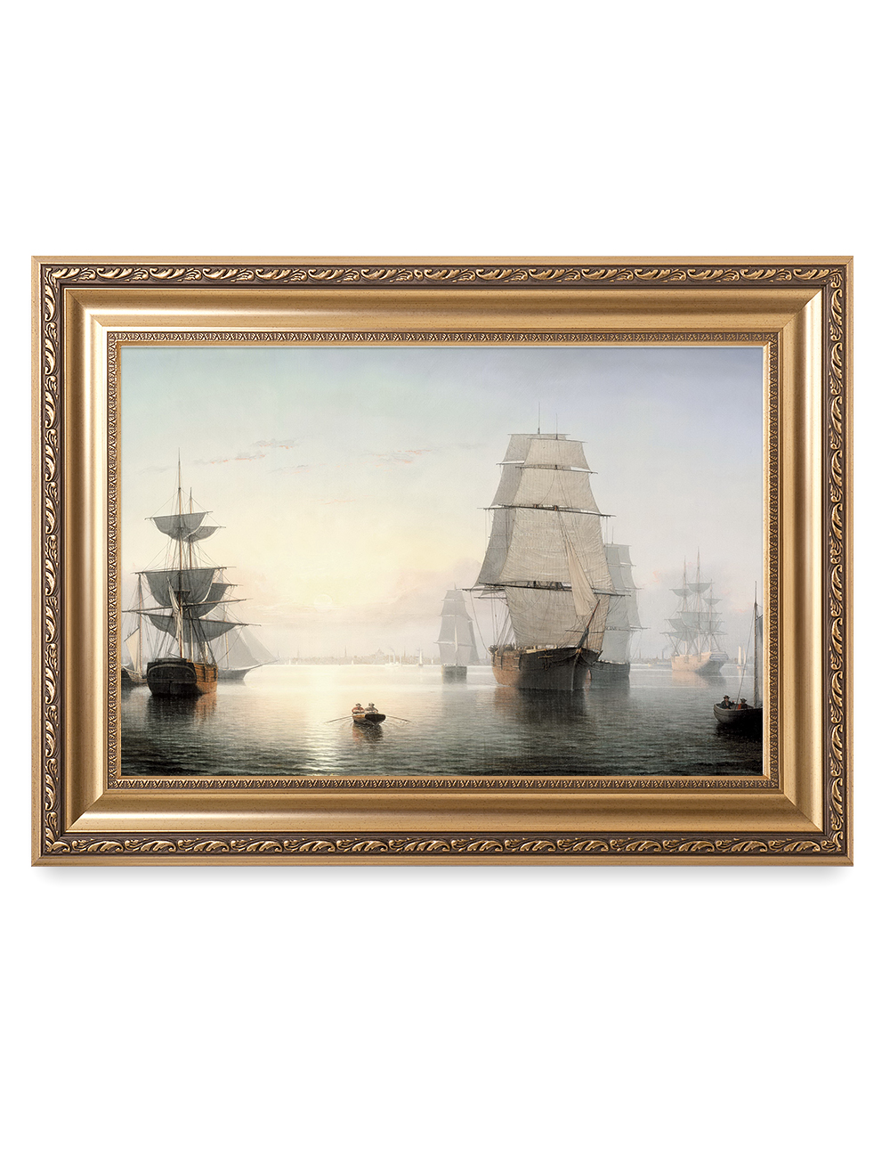 DECORARTS - Boston Harbor, Sunset by Fitz Henry Lane. Giclee Prints on ...