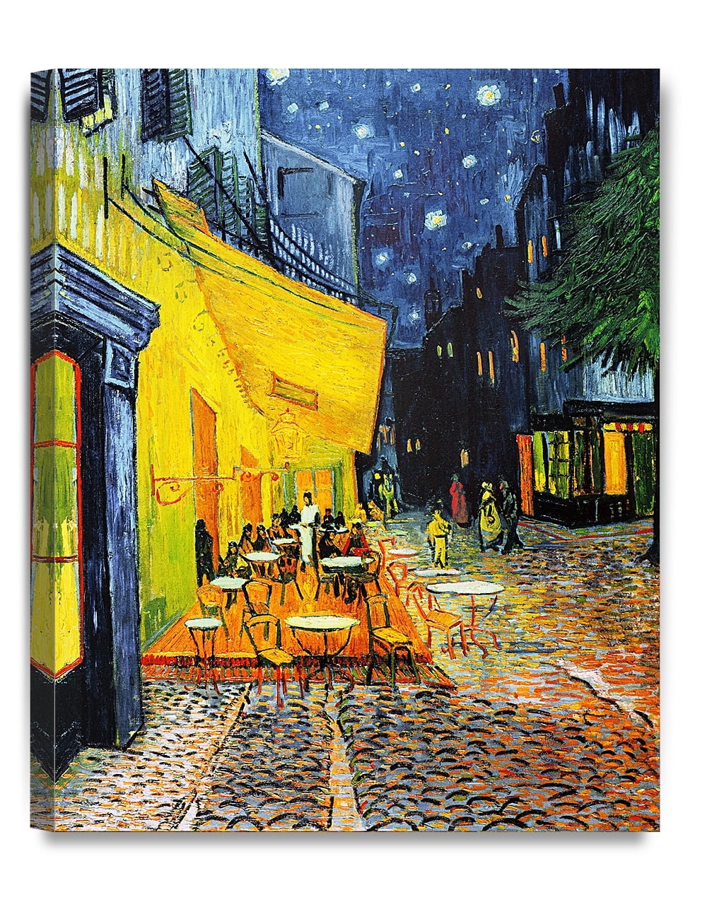 DECORARTS - Cafe Terrace At Night, Vincent Van Gogh Art Reproduction ...