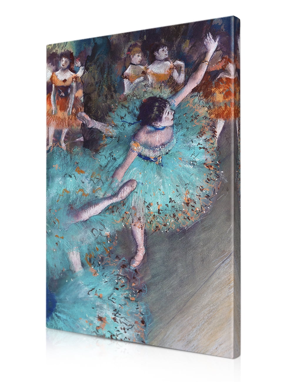 DECORARTS - Dancer in Green by Edgar Degas. Oil Painting Reproduction ...