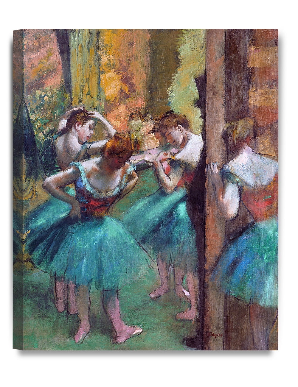 DECORARTS Dancers, Pink and Green by Edgar Degas Giclee Canvas Prints ...