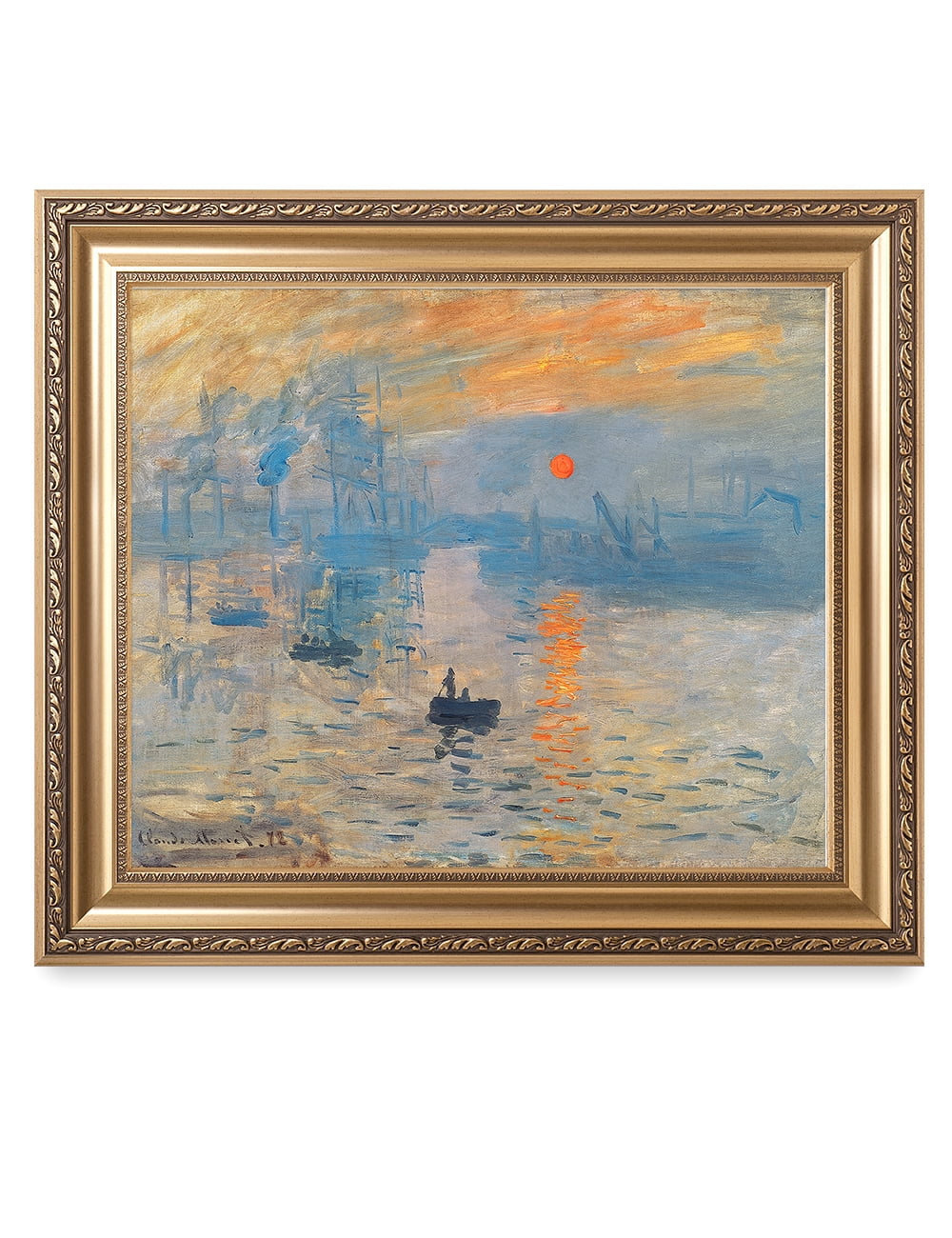 DECORARTS - Impression Sunrise by Claude Monet. Classic Art ...