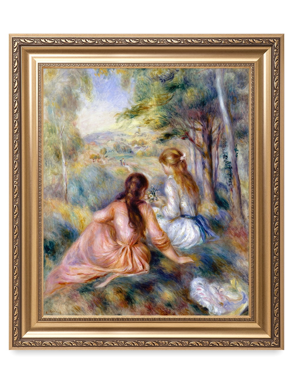 DECORARTS In the Meadow by Pierre-Auguste Renoir Giclee Prints Framed ...