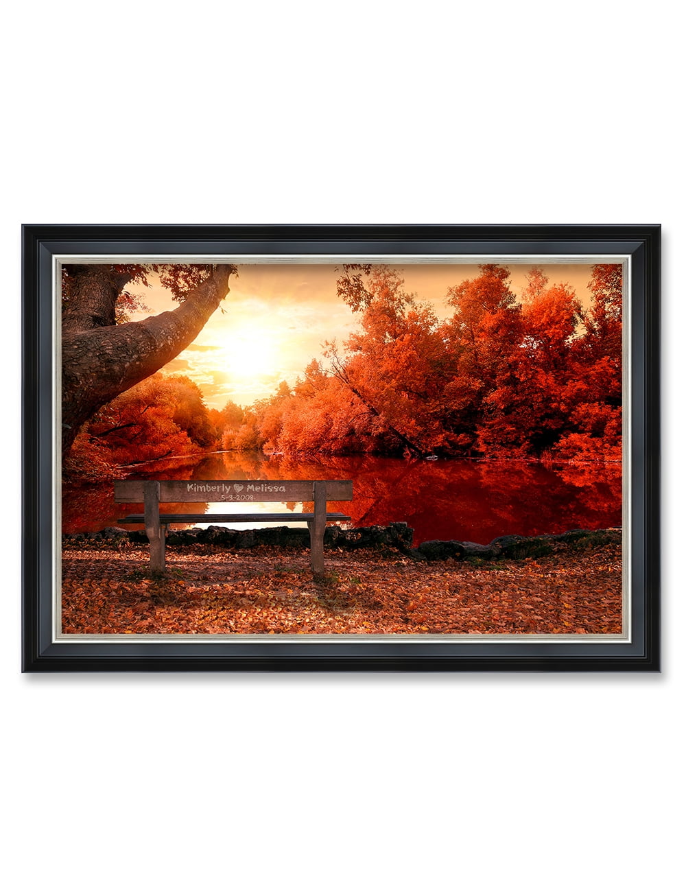 DECORARTS - Love Never Fade Personalized Framed Arts Gift, includes ...