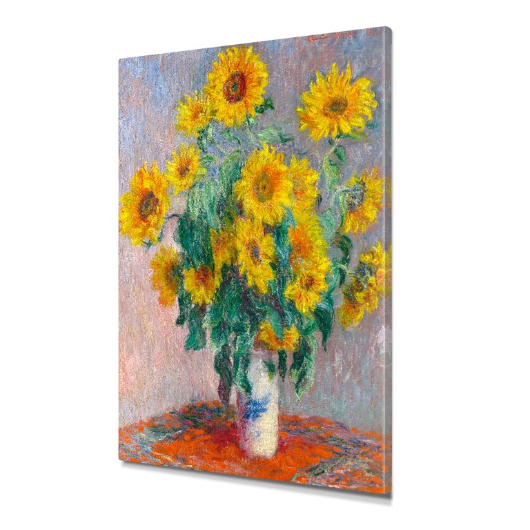 monet sunflower