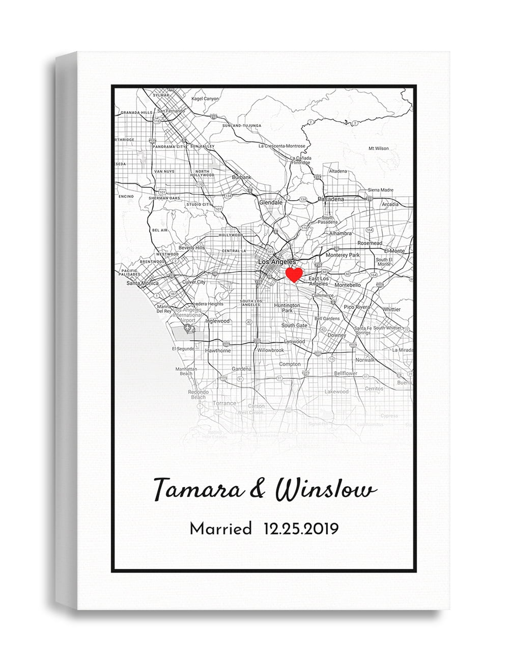 DECORARTS Personalized Street Map, Customizable Map, Custom City Map ...