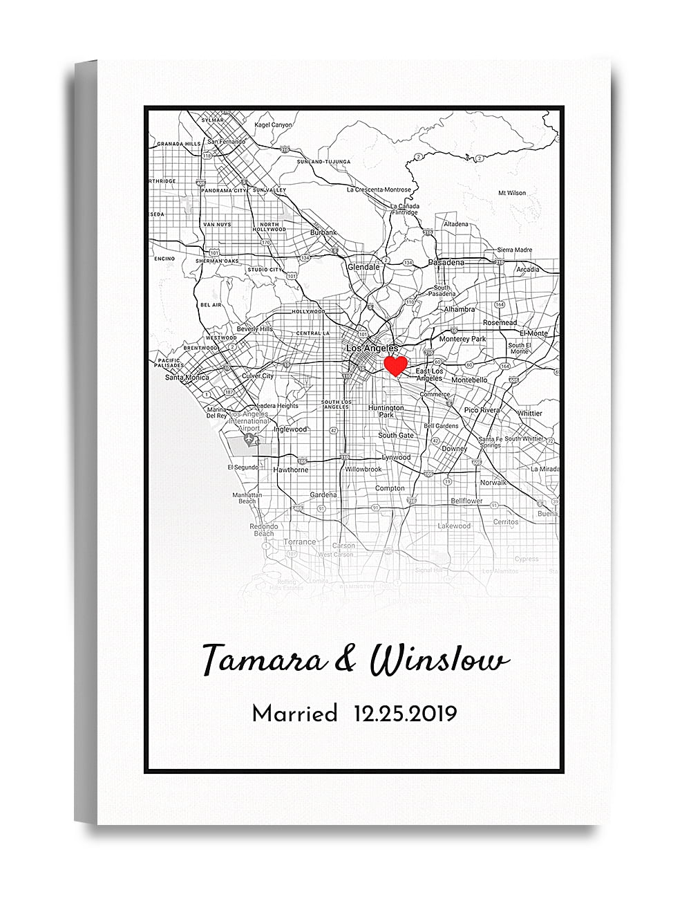 DECORARTS Personalized Street Map, Customizable Map, Custom City Map ...