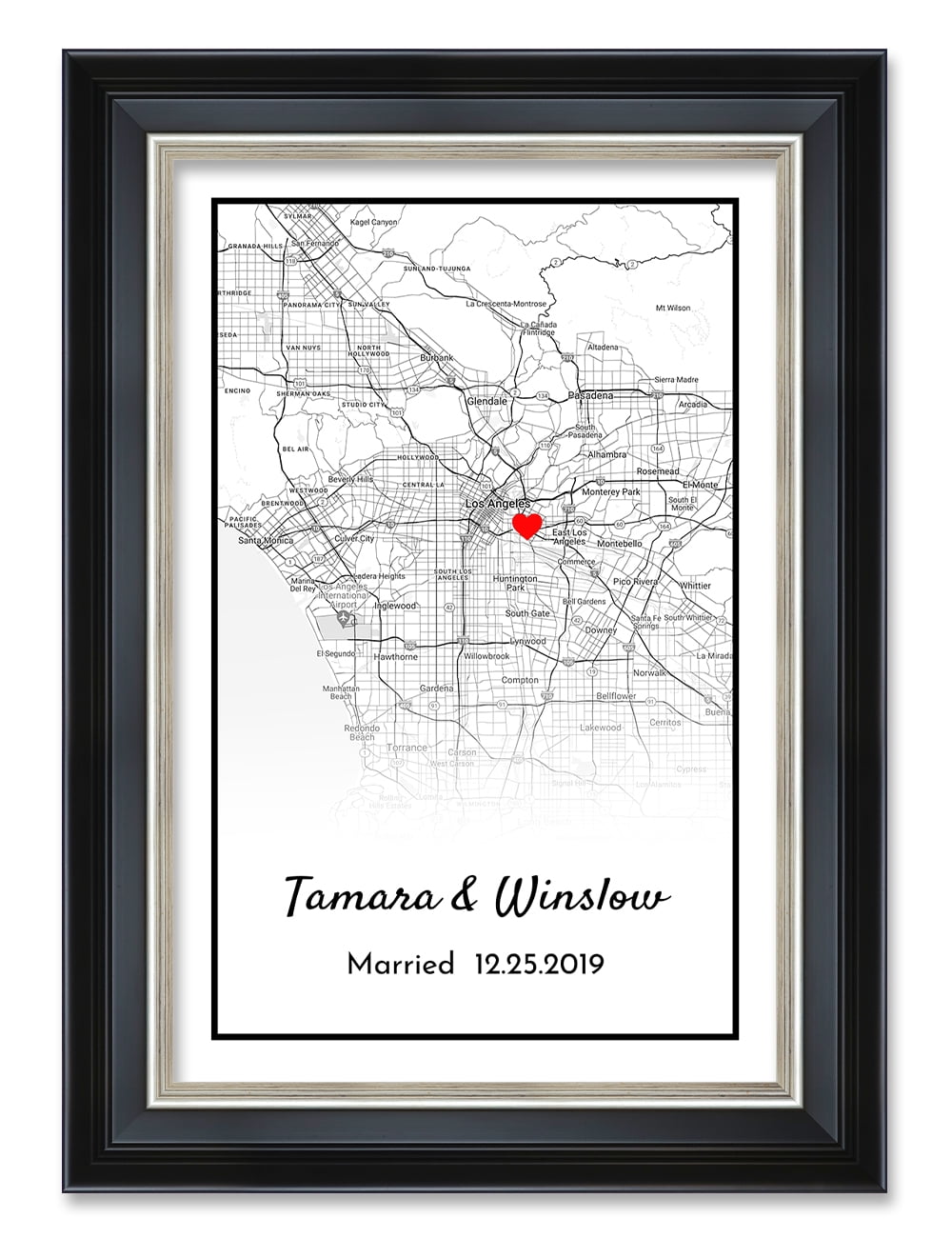 DECORARTS Personalized Street Map, Customizable Map, Custom City Map ...
