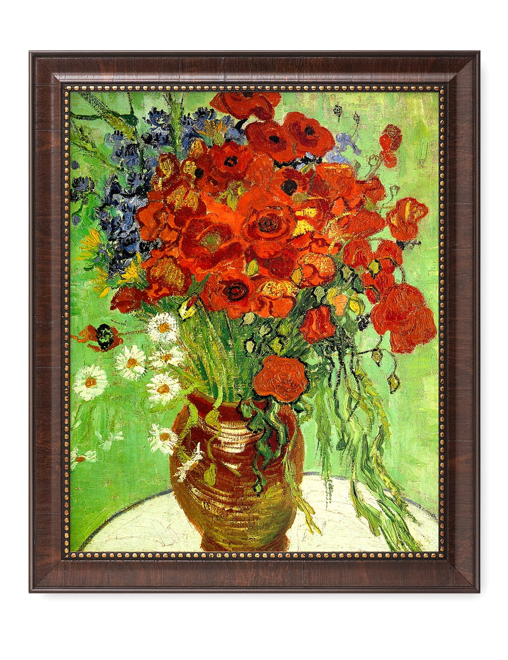 DECORARTS - Red Poppies and Daisies - Vincent Van Gogh Giclee Prints w ...