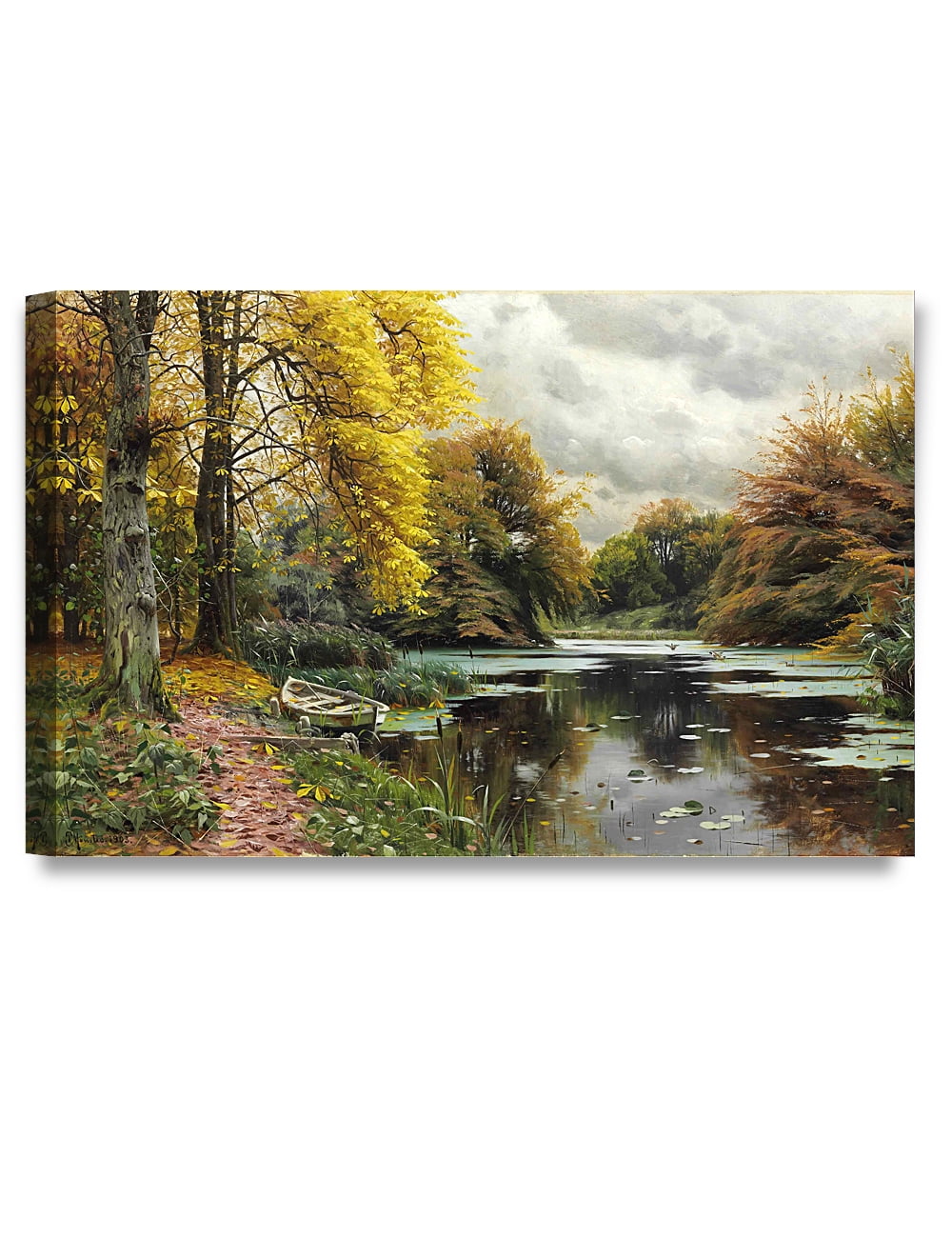 DECORARTS - River Landscape 1903, by Peder Mork Monsted Oil Painting ...
