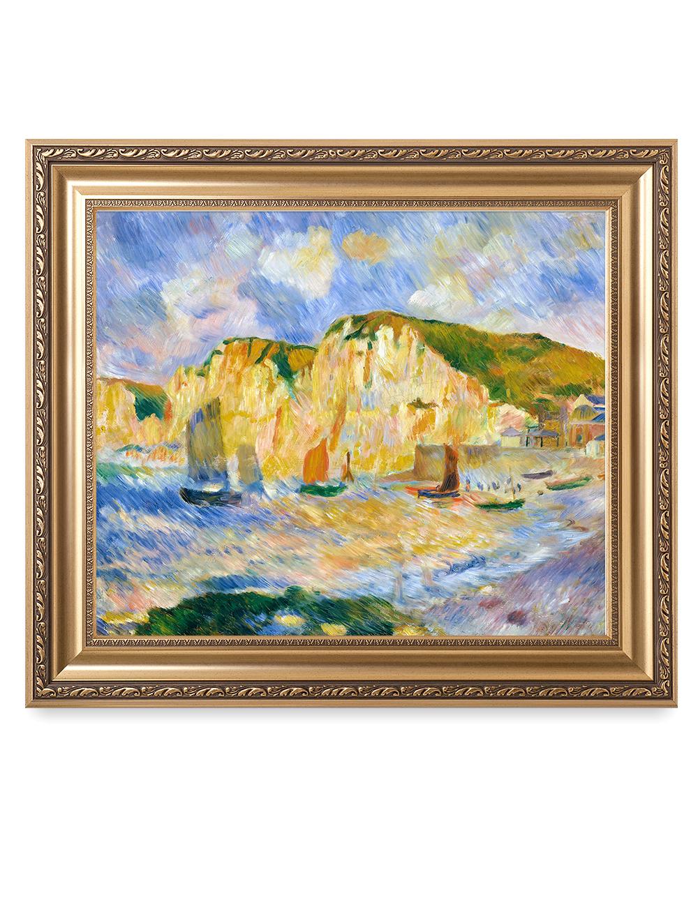 DECORARTS Sea and Cliff (1885) Pierre-Auguste Renoir Giclee Prints ...