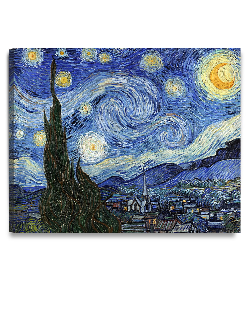 DECORARTS - Starry Night by Vincent Van Gogh Art Reproduction. Giclee Prints Acid Free Cotton ...