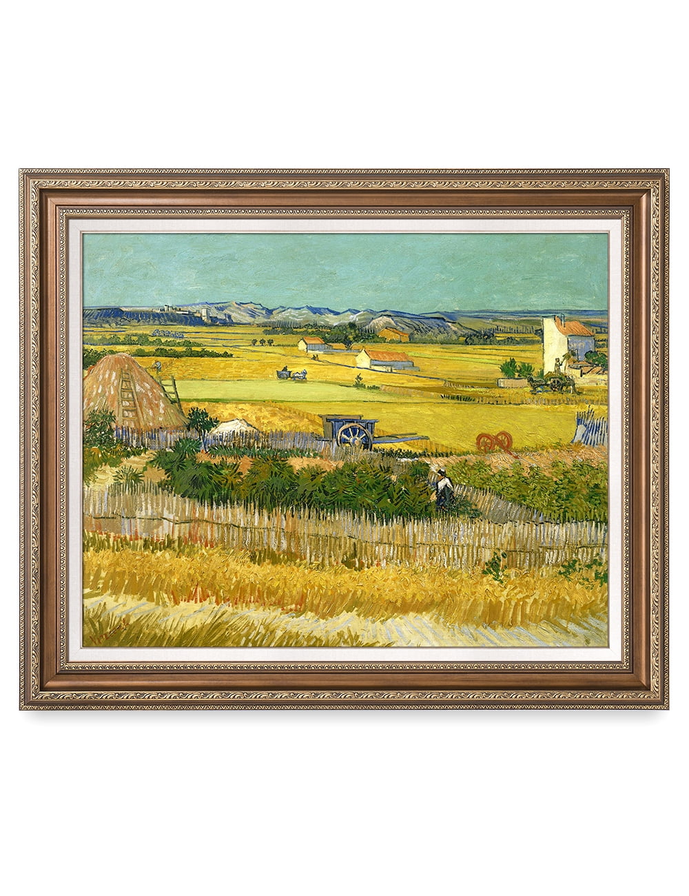 DECORARTS - The Harvest, Vincent Van Gogh Art Reproduction. Acid Free ...