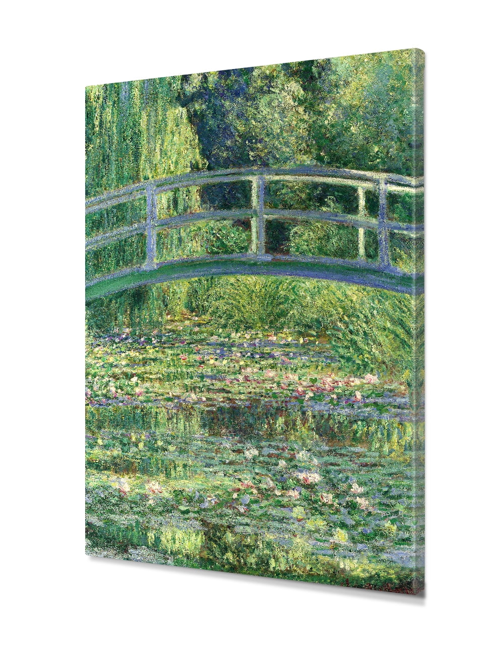 DECORARTS - The Japanese Bridge (The Water-Lily Pond), Claude Monet Art ...