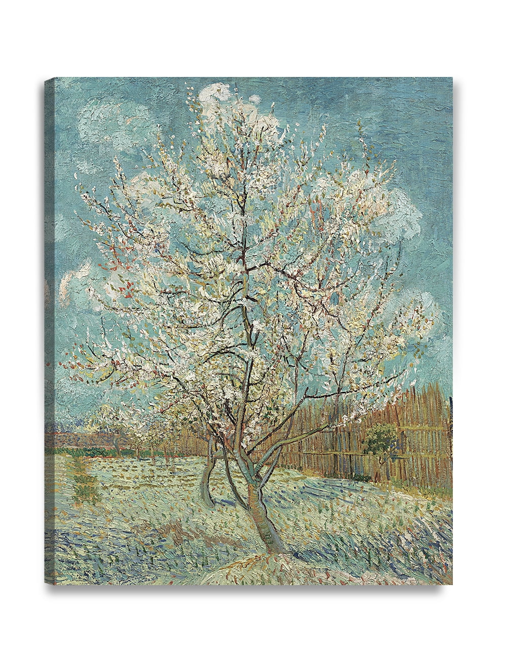 DECORARTS - The Pink Peach Tree, Vincent Van Gogh Art Reproduction ...