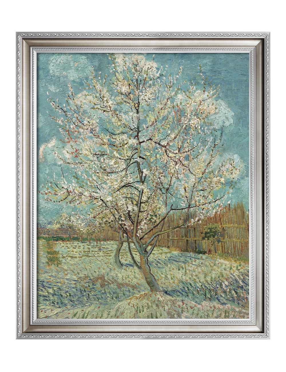 DECORARTS - The Pink Peach Tree by Vincent van Gogh. Large Framed ...