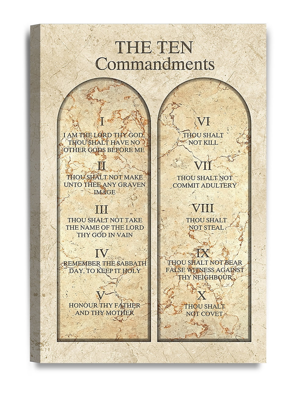 DECORARTS - The Ten Commandments Wall Decor (Reformed Christians ...
