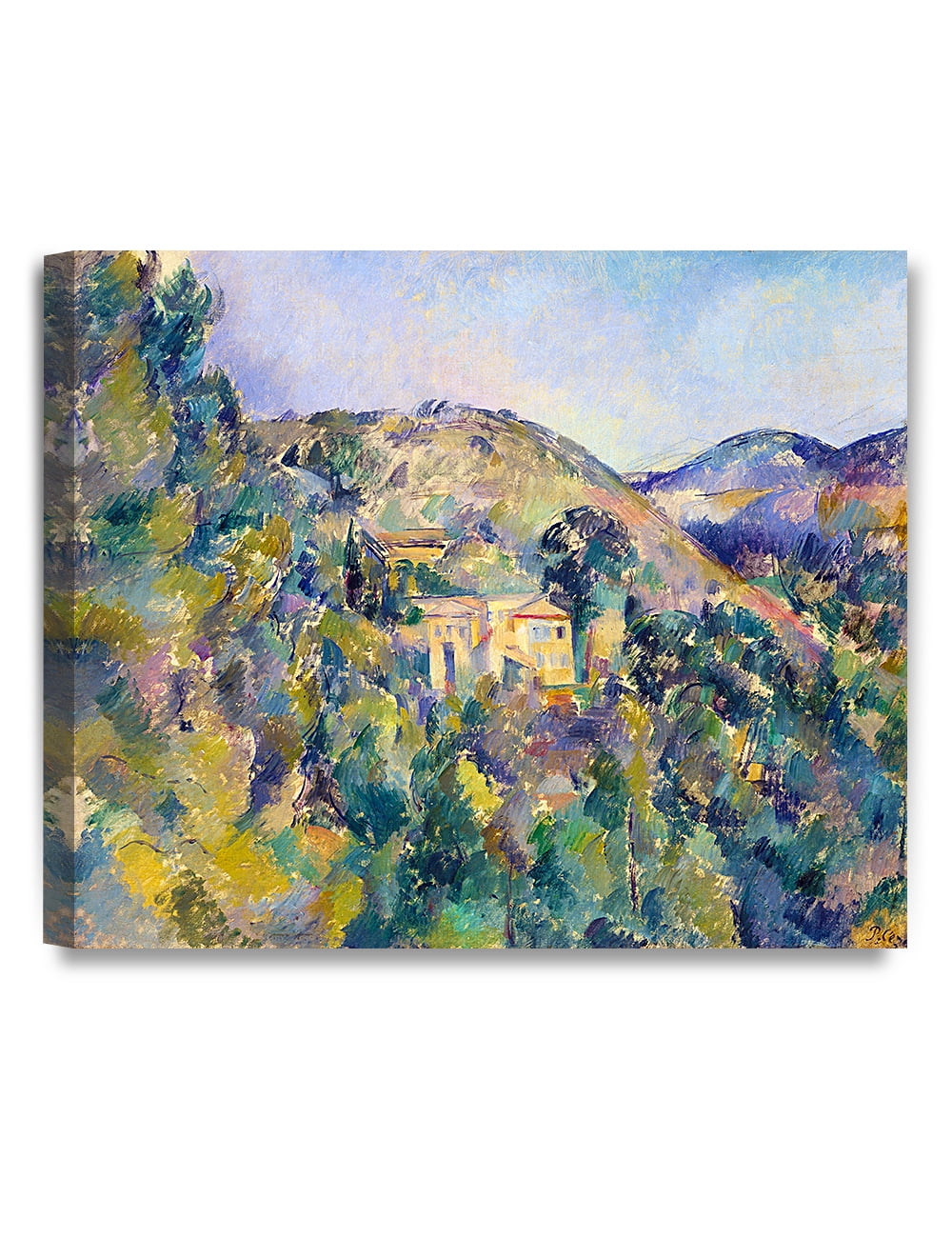 DECORARTS View of the Domaine Saint Joseph by Paul Cezanne Classic Art Reproduction. Giclee ...