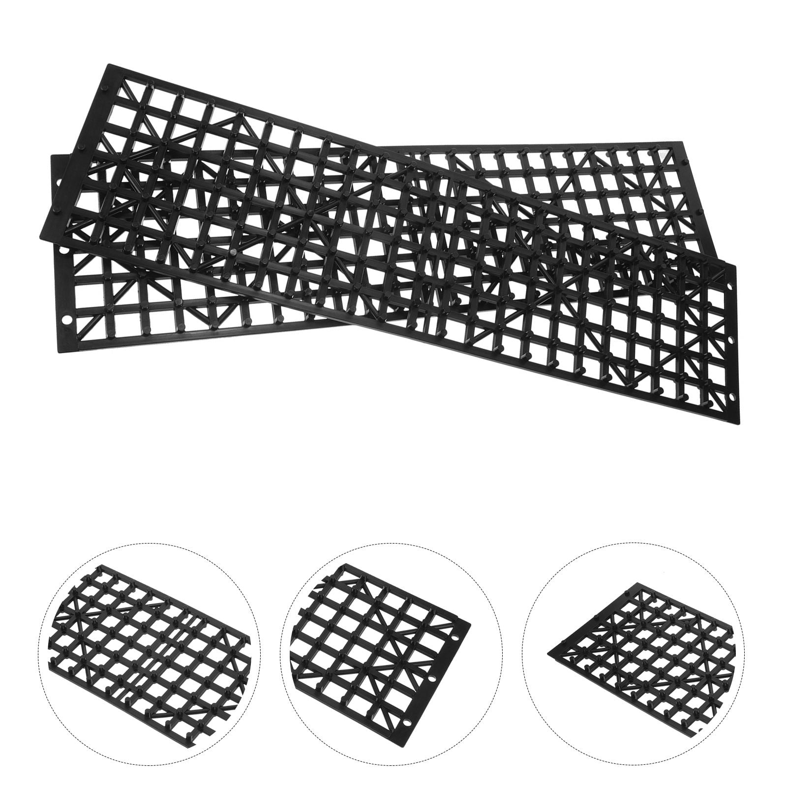 DECORNIJIA 1 Pair Car Tire Anti-Slip Escape Board Tire Traction Mats ...