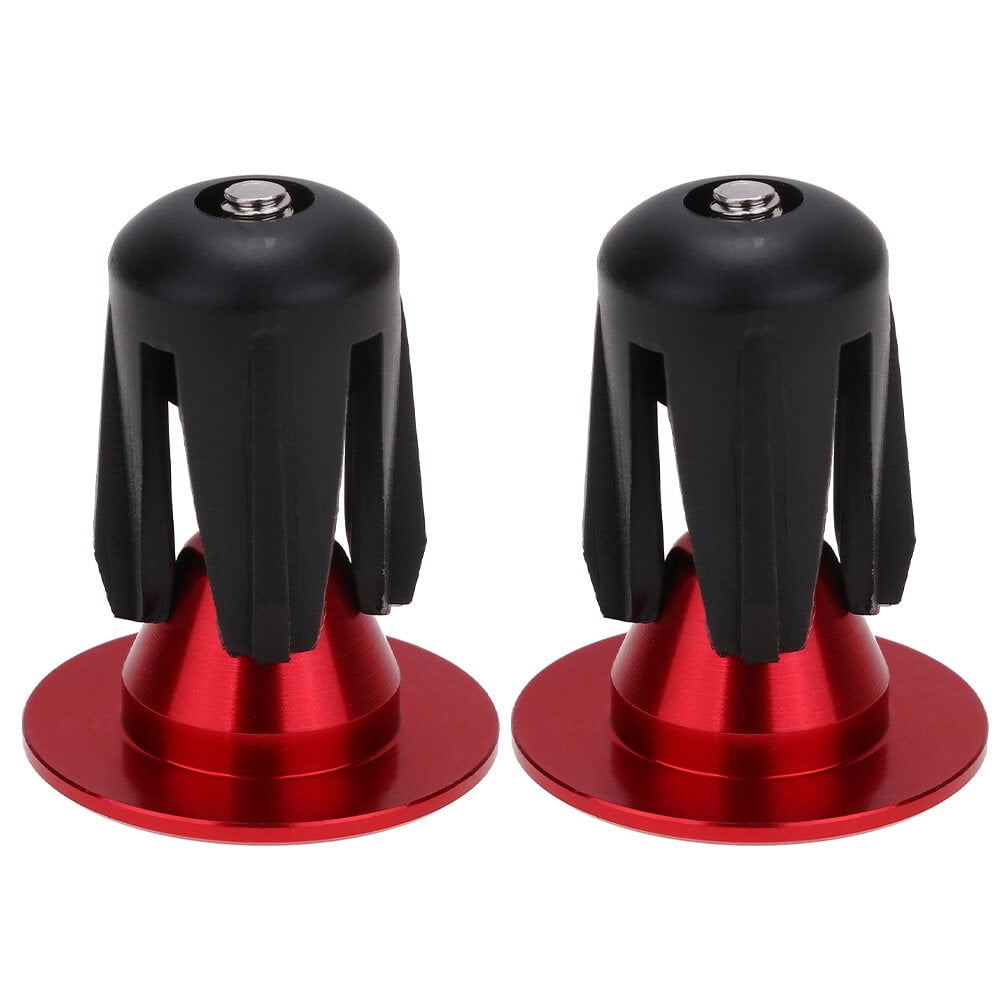 DECORNIJIA Handlebar End Caps Handlebar End Plugs Dark Red Cyclists ...